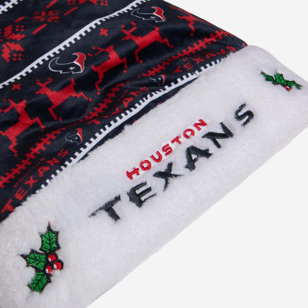 Houston Texans Family Holiday Santa Hat FOCO