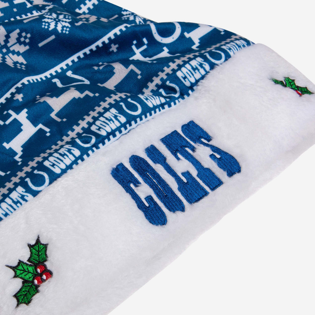 Indianapolis Colts Family Holiday Santa Hat FOCO