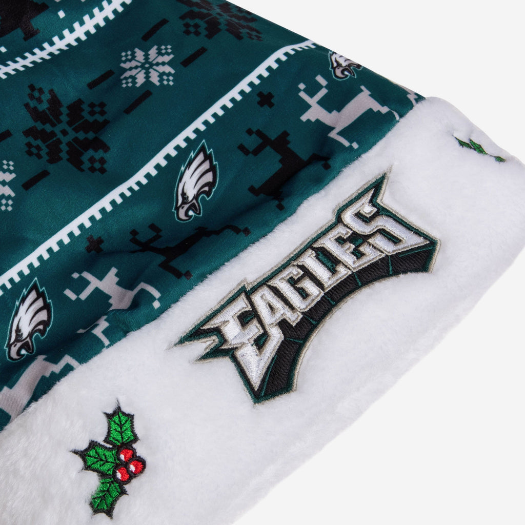 Philadelphia Eagles Family Holiday Santa Hat FOCO