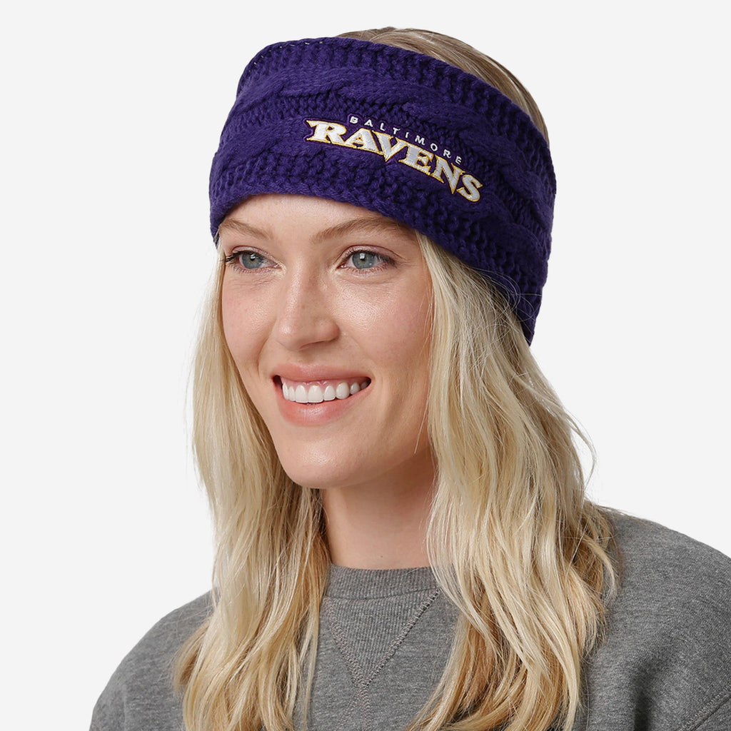 Baltimore Ravens Womens Knit Fit Headband FOCO