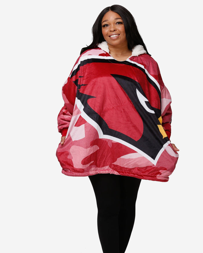 Arizona Cardinals Reversible Team Color Camo Hoodeez FOCO