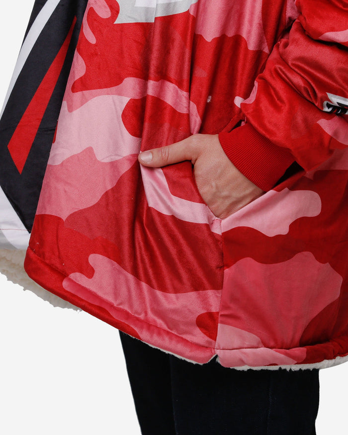 Atlanta Falcons Reversible Team Color Camo Hoodeez FOCO
