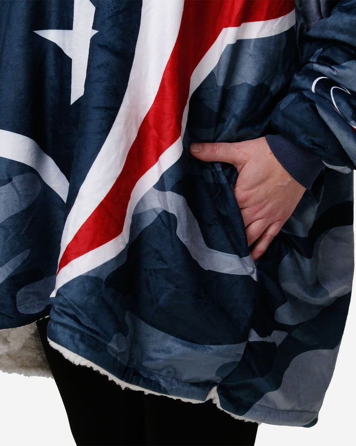 Houston Texans Reversible Team Color Camo Hoodeez FOCO