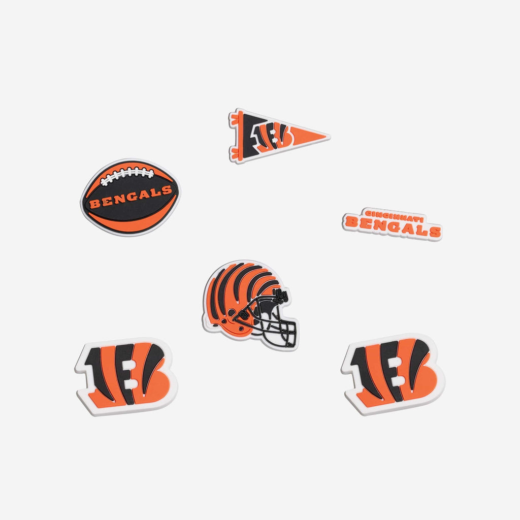 Cincinnati Bengals 6 Pack Team Clog Charms FOCO