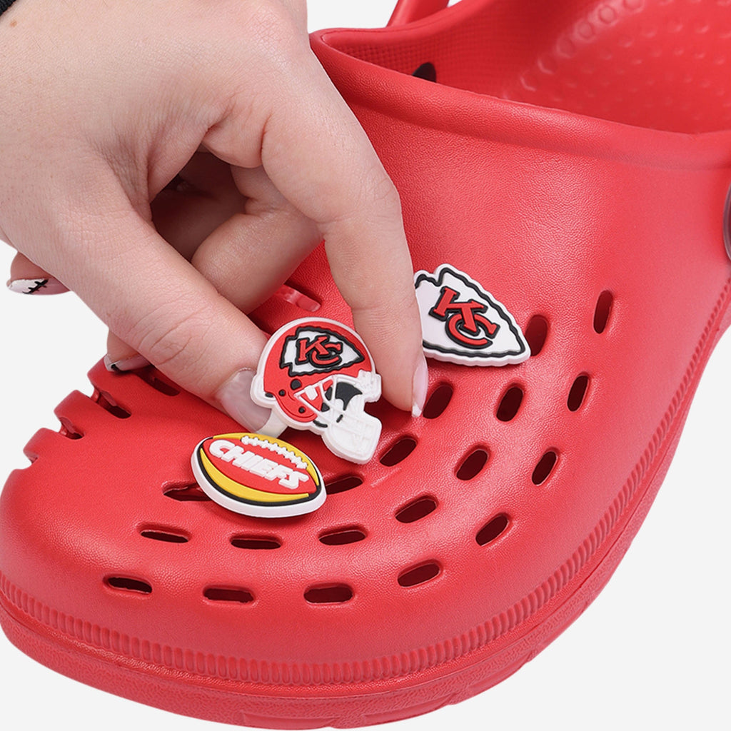 Kansas City Chiefs 6 Pack Team Clog Charms FOCO