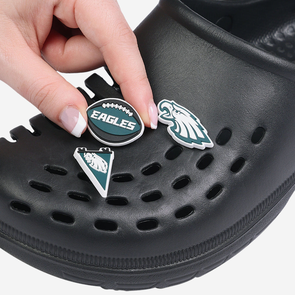 Philadelphia Eagles 6 Pack Team Clog Charms FOCO