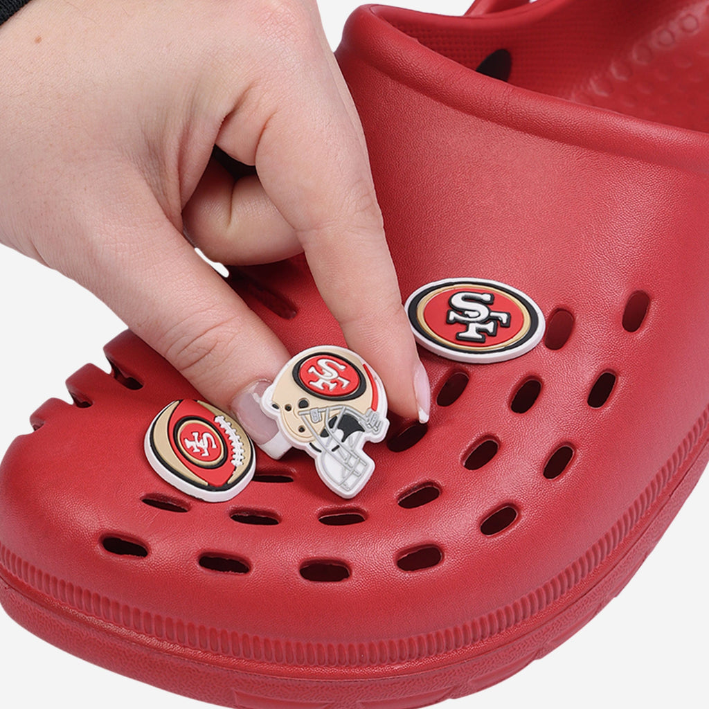 San Francisco 49ers 6 Pack Team Clog Charms FOCO
