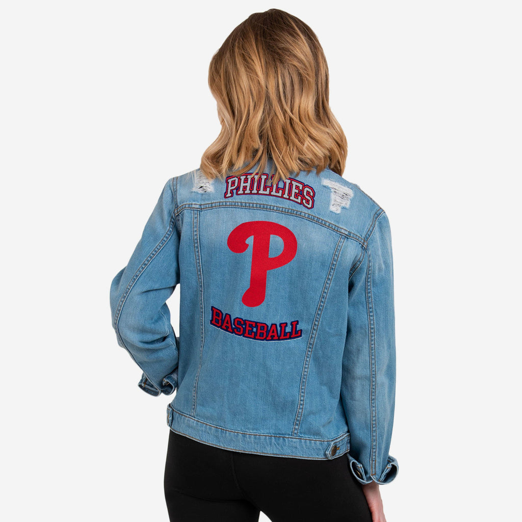Philadelphia Phillies Womens Denim Days Jacket FOCO