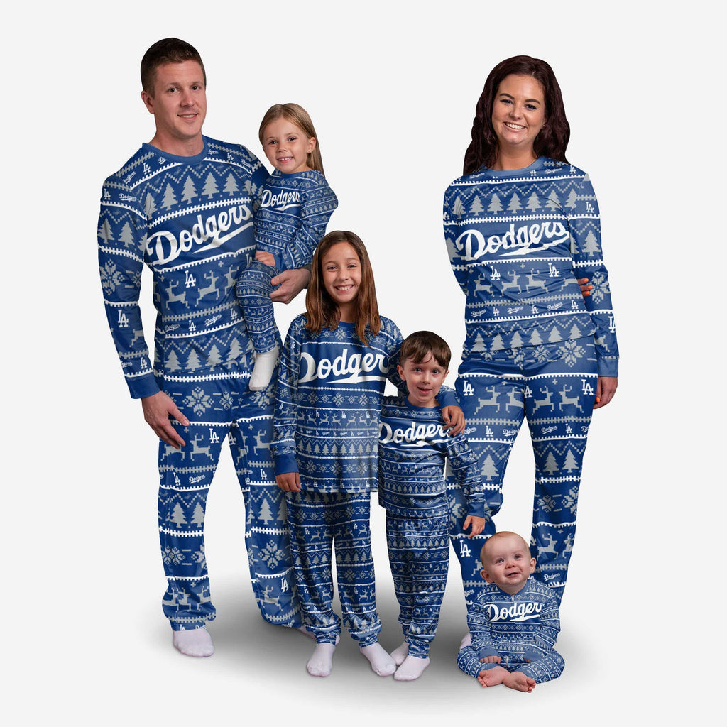 Los Angeles Dodgers Family Holiday Pajamas FOCO