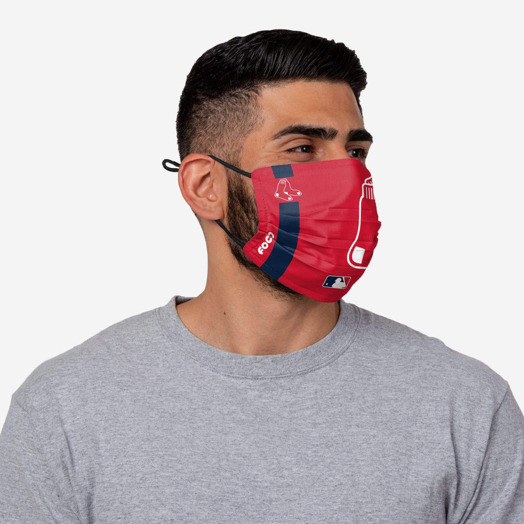 Boston Red Sox On-Field Adjustable Red Face Cover FOCO