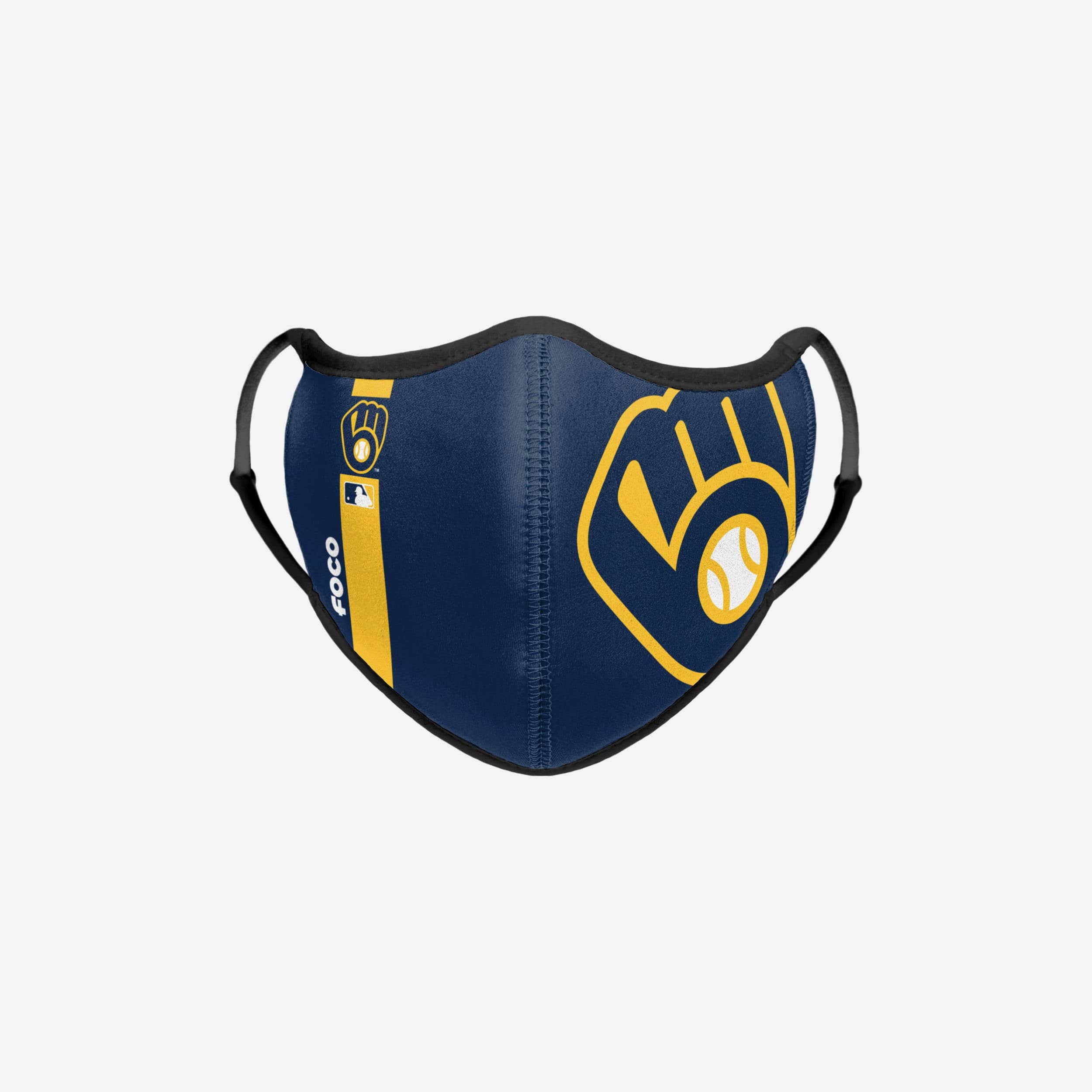 Milwaukee Brewers On-Field Adjustable Navy Sport Face Cover FOCO