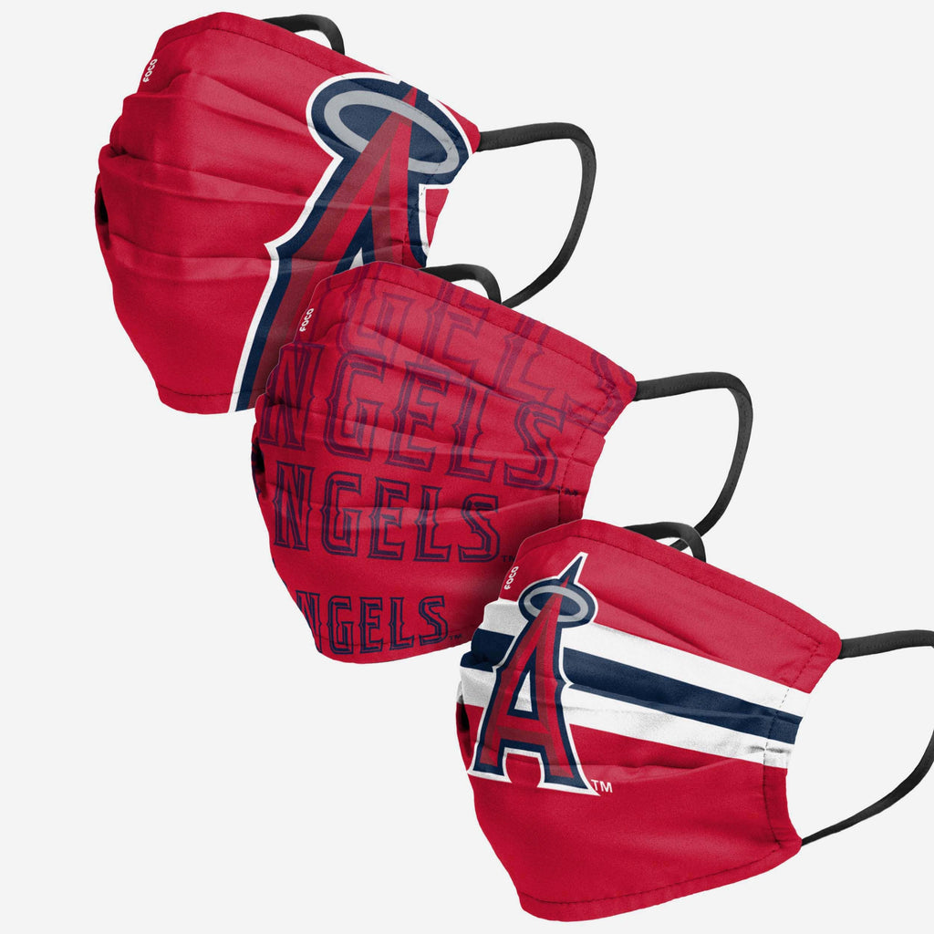 Los Angeles Angels Matchday 3 Pack Face Cover FOCO