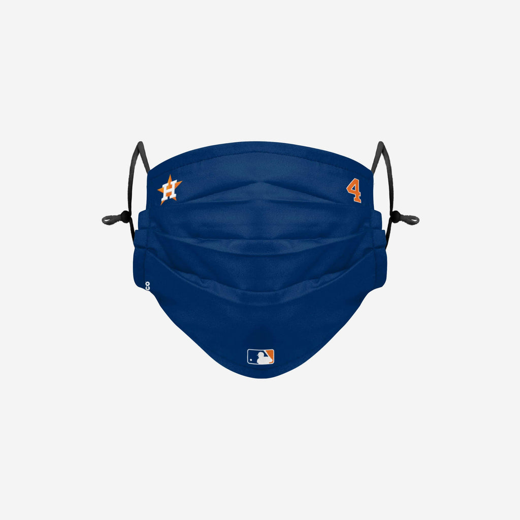 George Springer Houston Astros On-Field Gameday Adjustable Face Cover FOCO