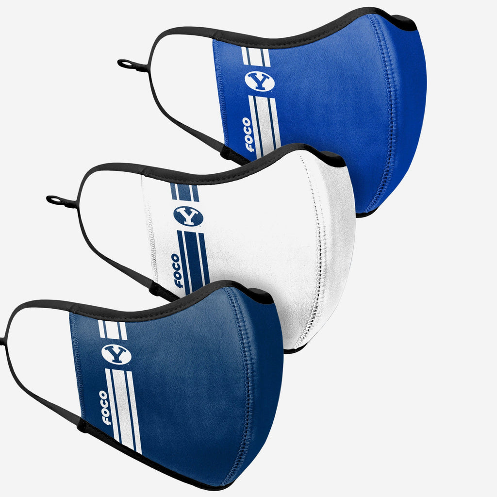 BYU Cougars Sport 3 Pack Face Cover FOCO