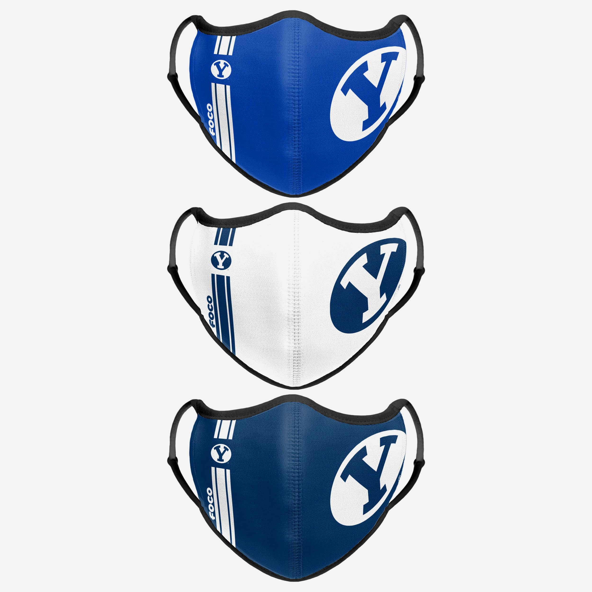 BYU Cougars Sport 3 Pack Face Cover FOCO