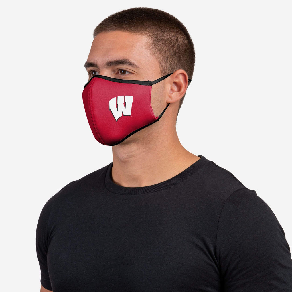 Wisconsin Badgers Sport 3 Pack Face Cover FOCO