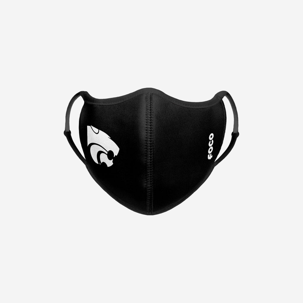 Kansas State Wildcats On-Field Sideline Black Sport Face Cover FOCO
