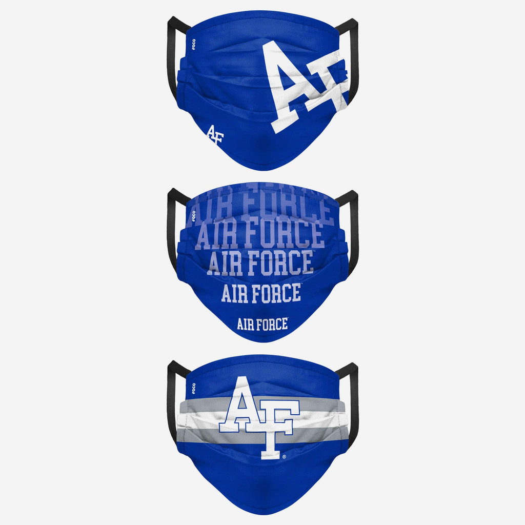 Air Force Falcons Matchday 3 Pack Face Cover FOCO