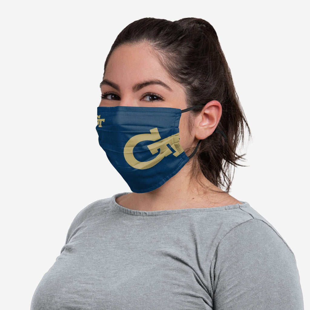 Georgia Tech Yellow Jackets On-Field Sideline Logo Face Cover FOCO