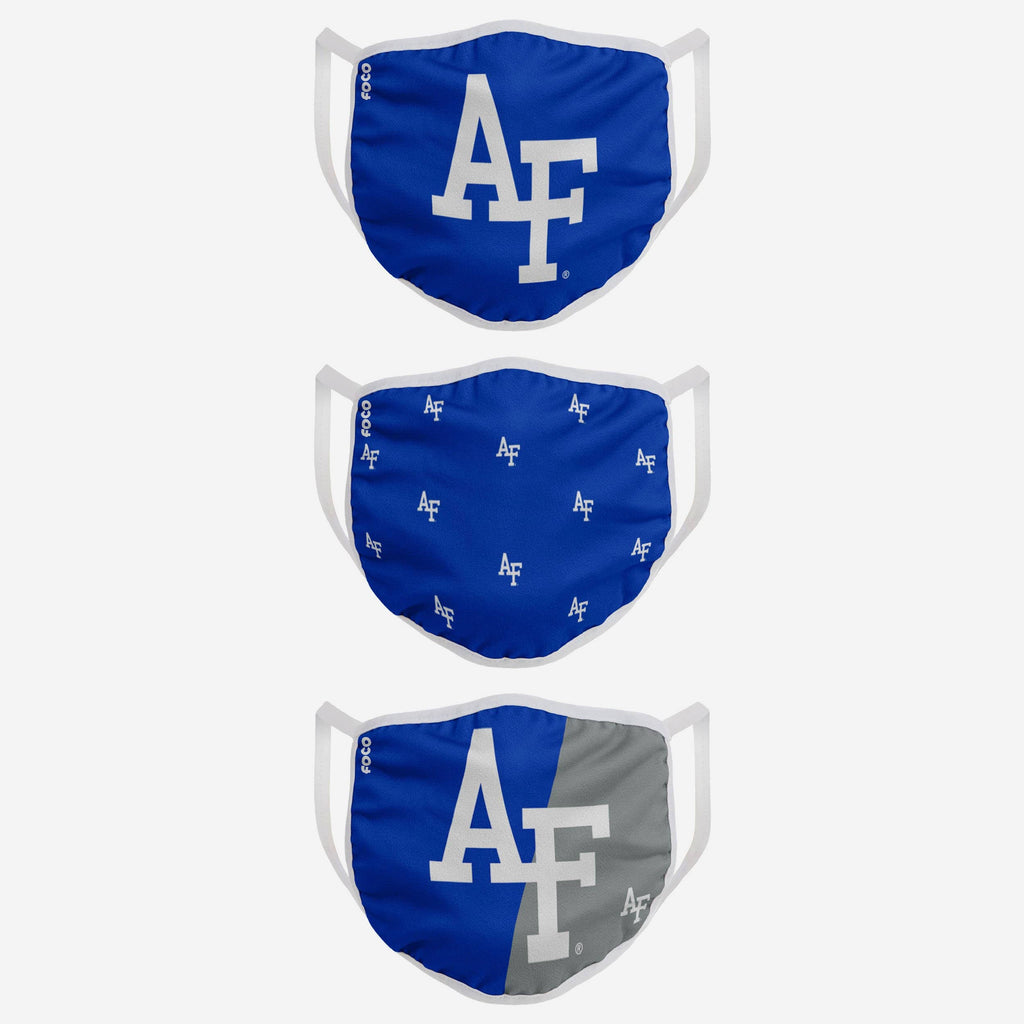 Air Force Falcons 3 Pack Face Cover FOCO