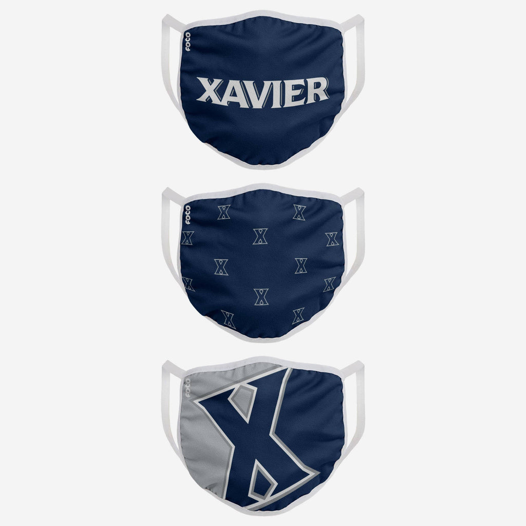 Xavier Musketeers 3 Pack Face Cover FOCO