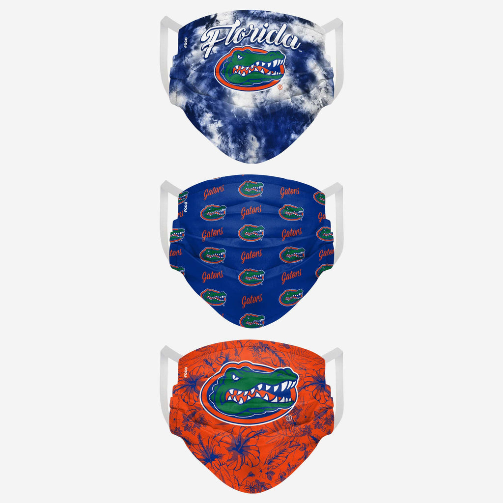 Florida Gators Womens Matchday 3 Pack Face Cover FOCO