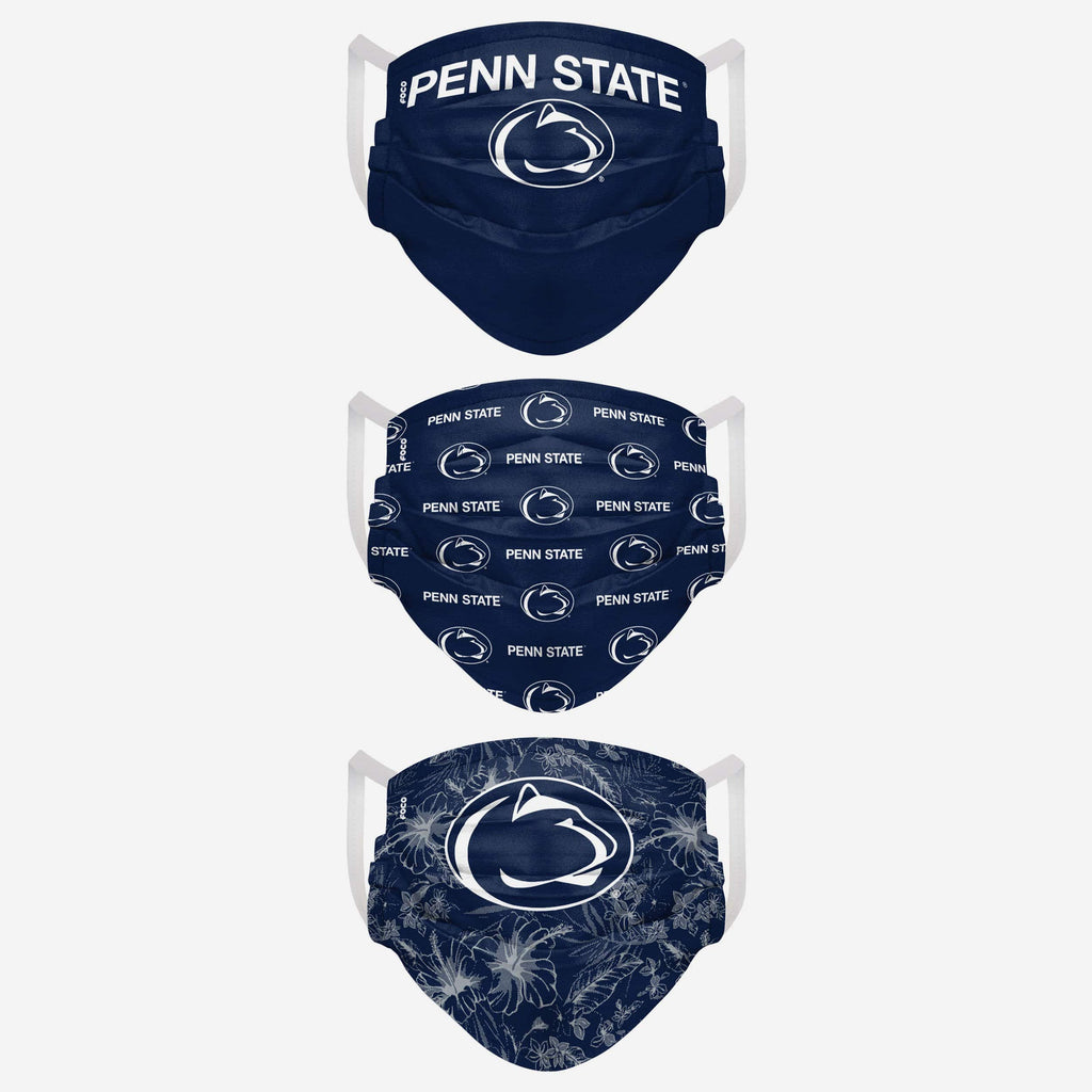Penn State Nittany Lions Womens Matchday 3 Pack Face Cover FOCO