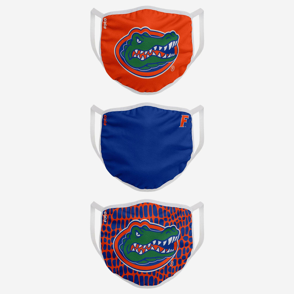 Florida Gators Albert Mascot 3 Pack Face Cover FOCO