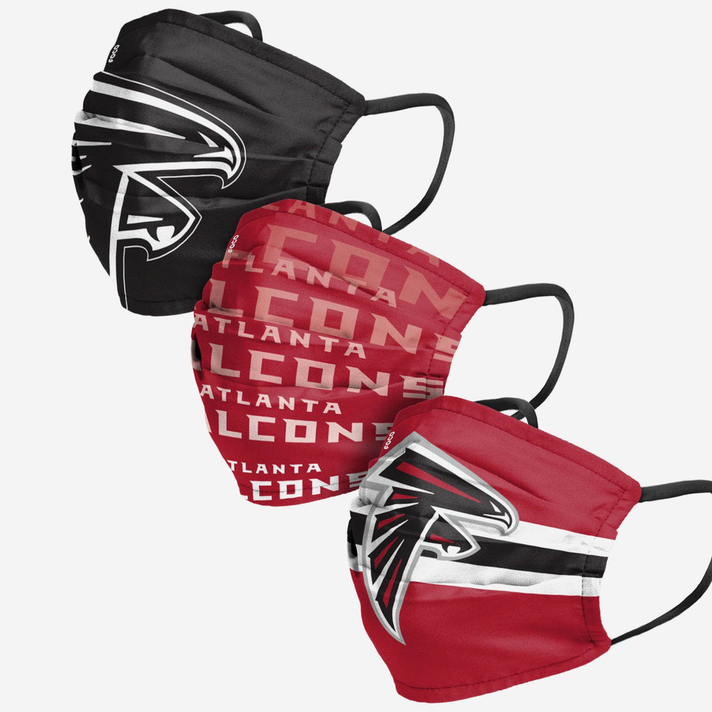 Atlanta Falcons Matchday 3 Pack Face Cover FOCO