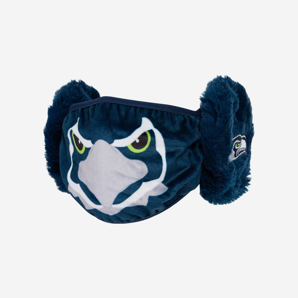 Blitz Seattle Seahawks Mascot Earmuff Face Cover FOCO
