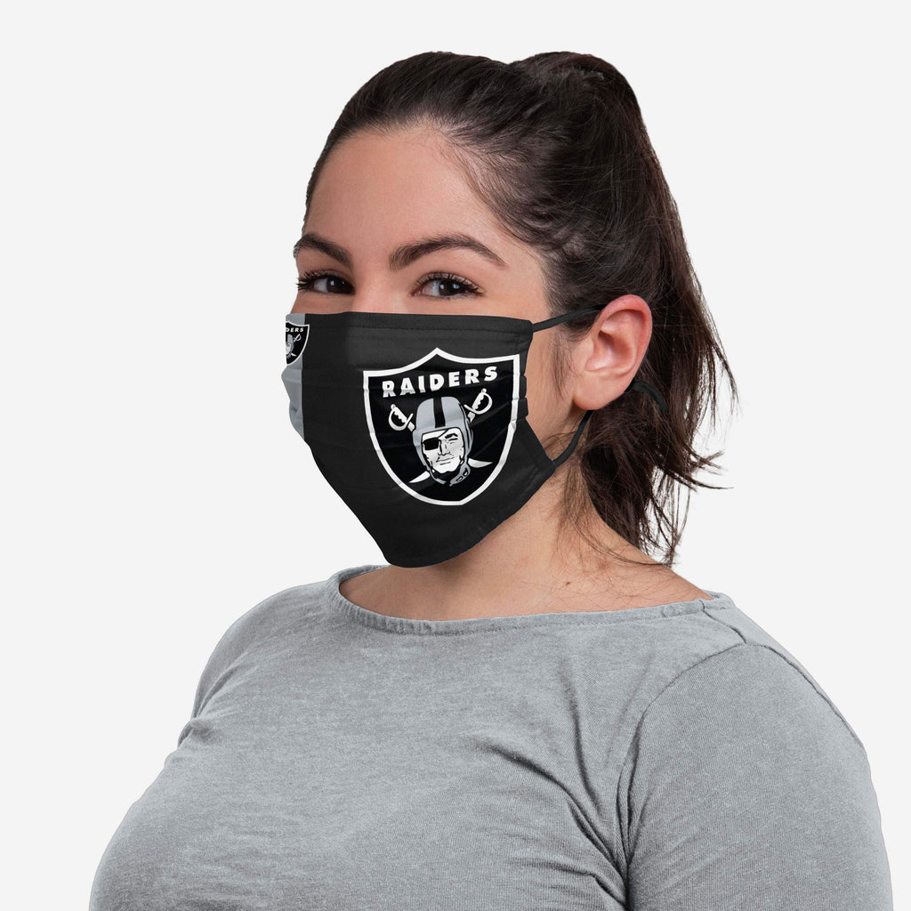 Las Vegas Raiders On-Field Sideline Logo Face Cover FOCO
