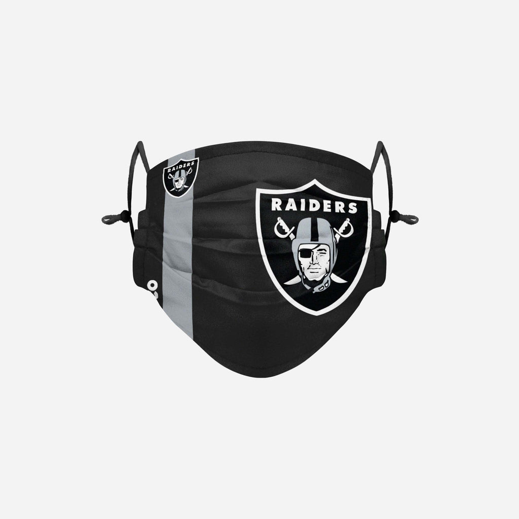 Las Vegas Raiders On-Field Sideline Logo Face Cover FOCO