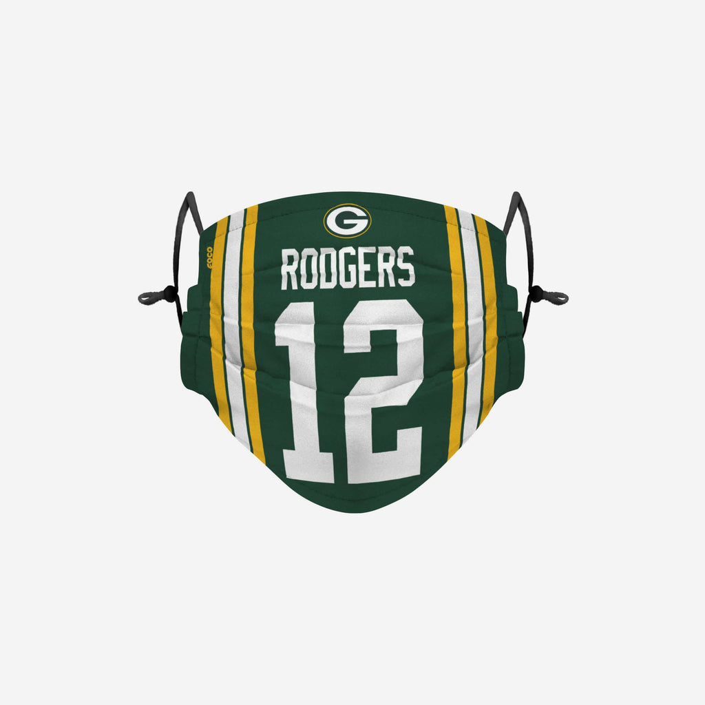 Aaron Rodgers Green Bay Packers Adjustable Face Cover FOCO