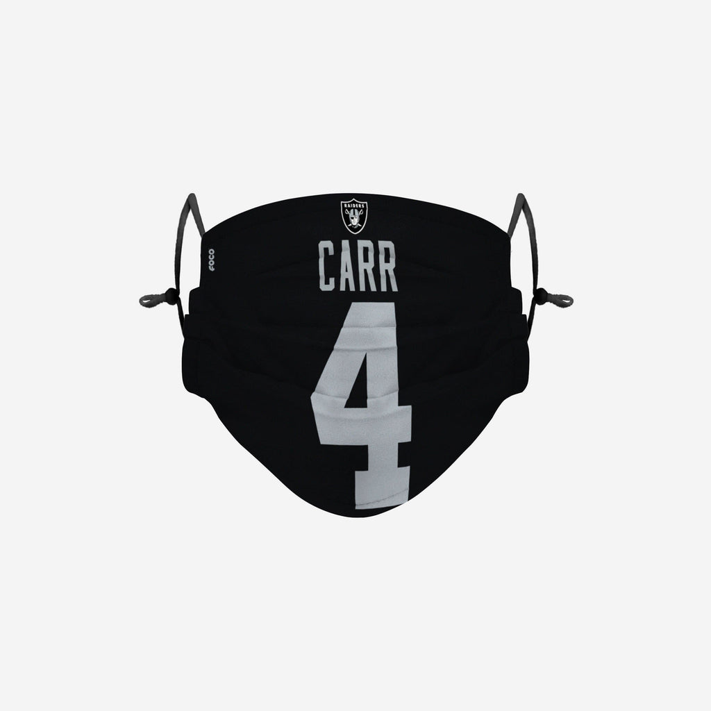 Derek Carr Las Vegas Raiders Adjustable Face Cover FOCO