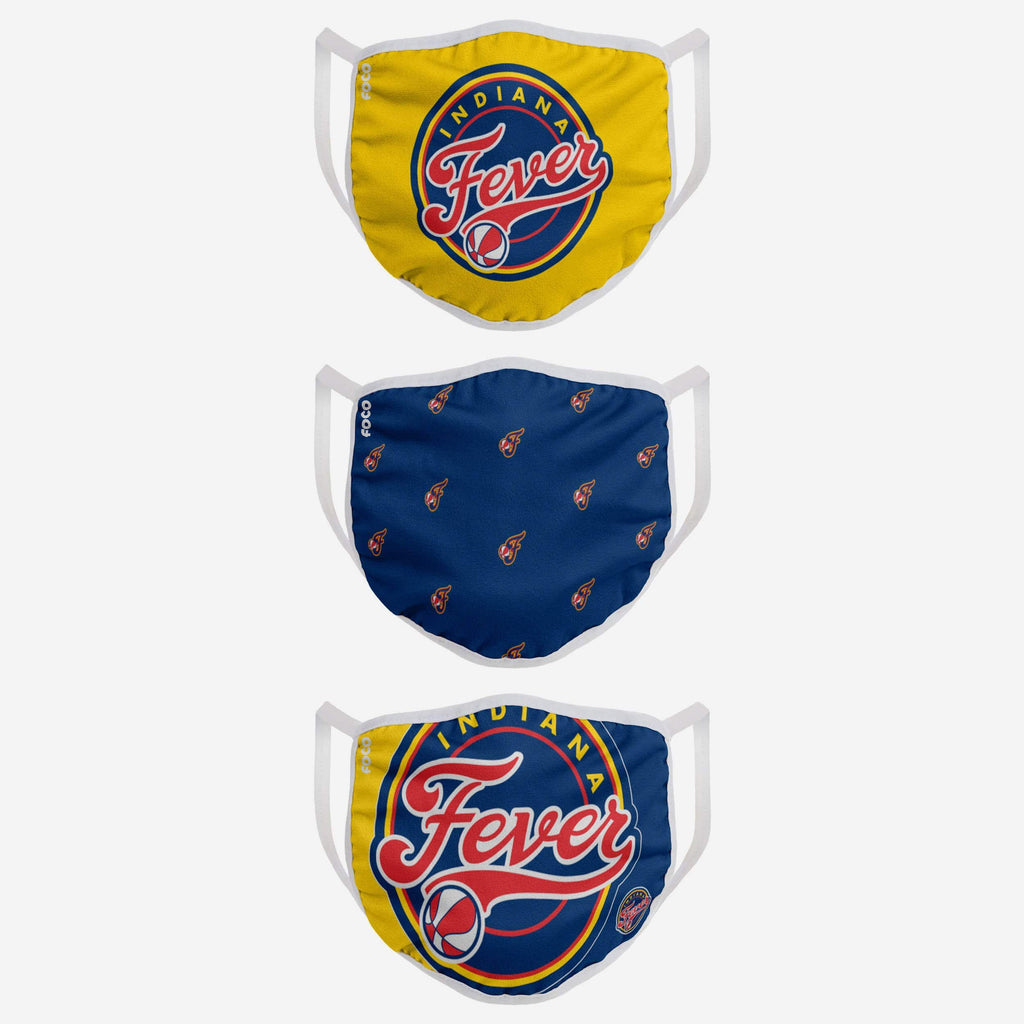 Indiana Fever 3 Pack Face Cover FOCO