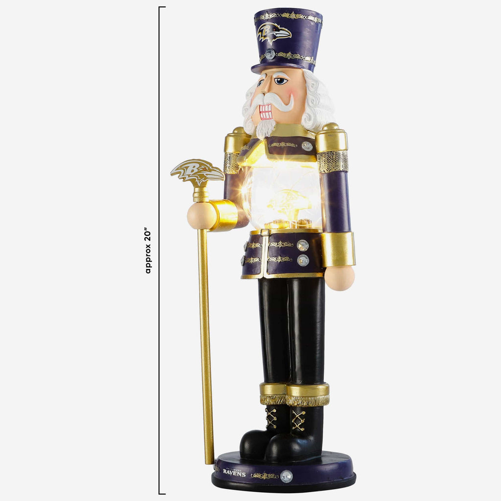 Baltimore Ravens Light Up Nutcracker FOCO