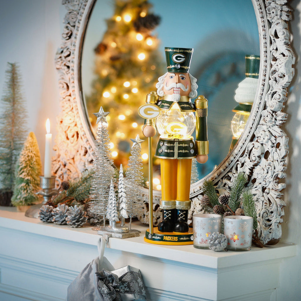 Green Bay Packers Light Up Nutcracker FOCO