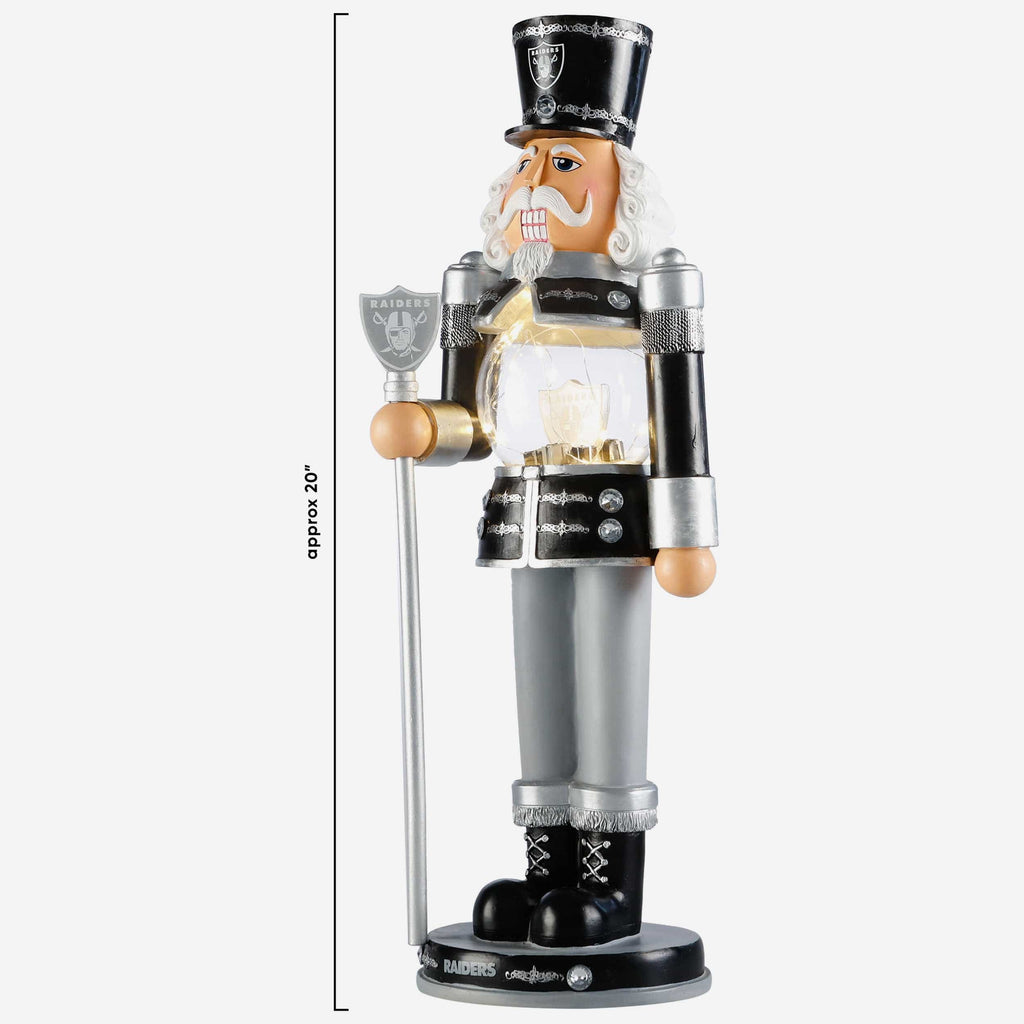 Las Vegas Raiders Light Up Nutcracker FOCO