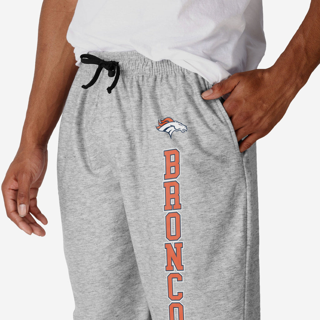 Denver Broncos Athletic Gray Lounge Pants FOCO