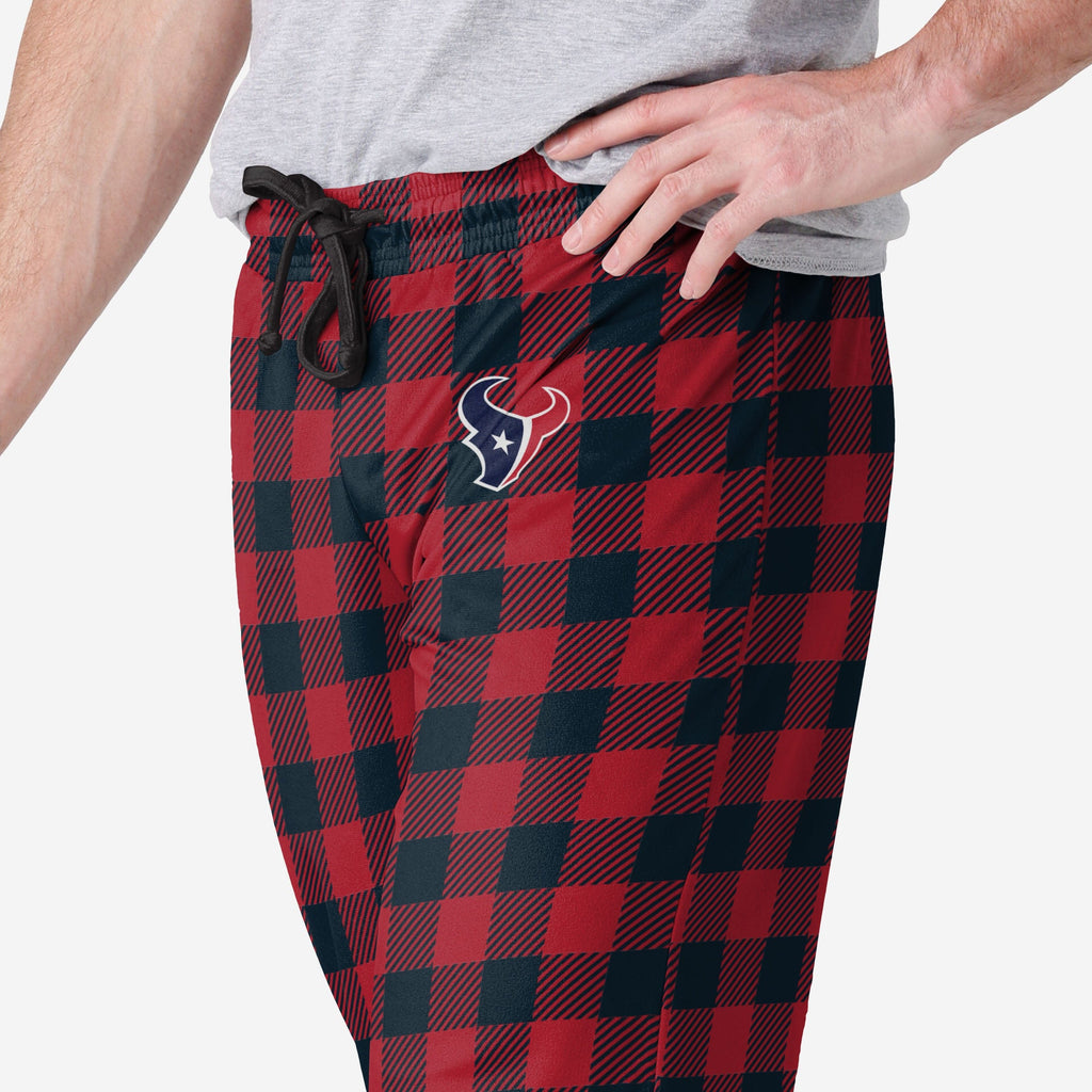 Houston Texans Buffalo Check Lounge Pants FOCO