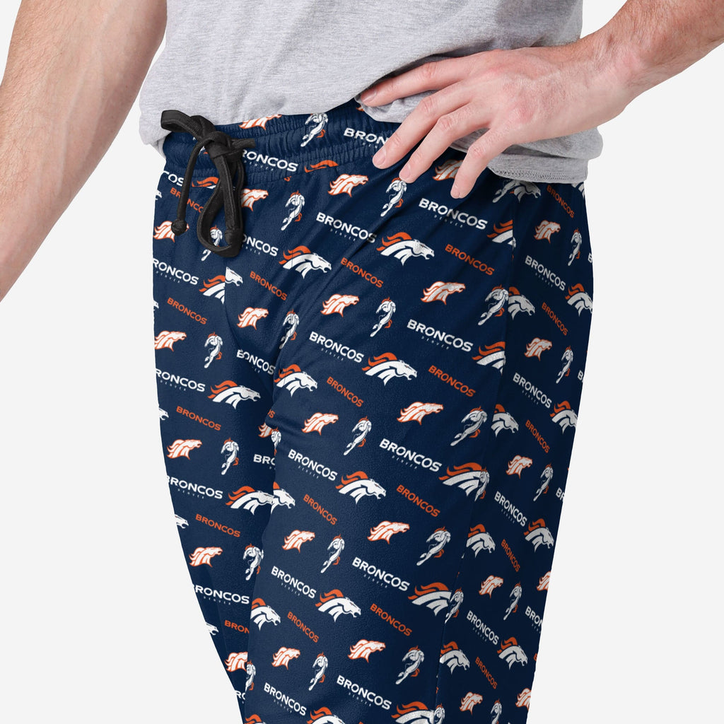 Denver Broncos Repeat Print Lounge Pants FOCO