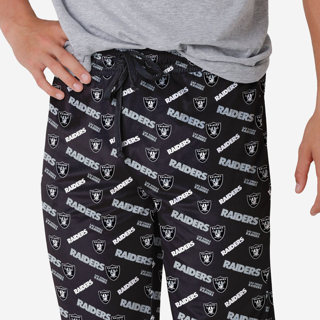 Las Vegas Raiders Repeat Print Lounge Pants FOCO