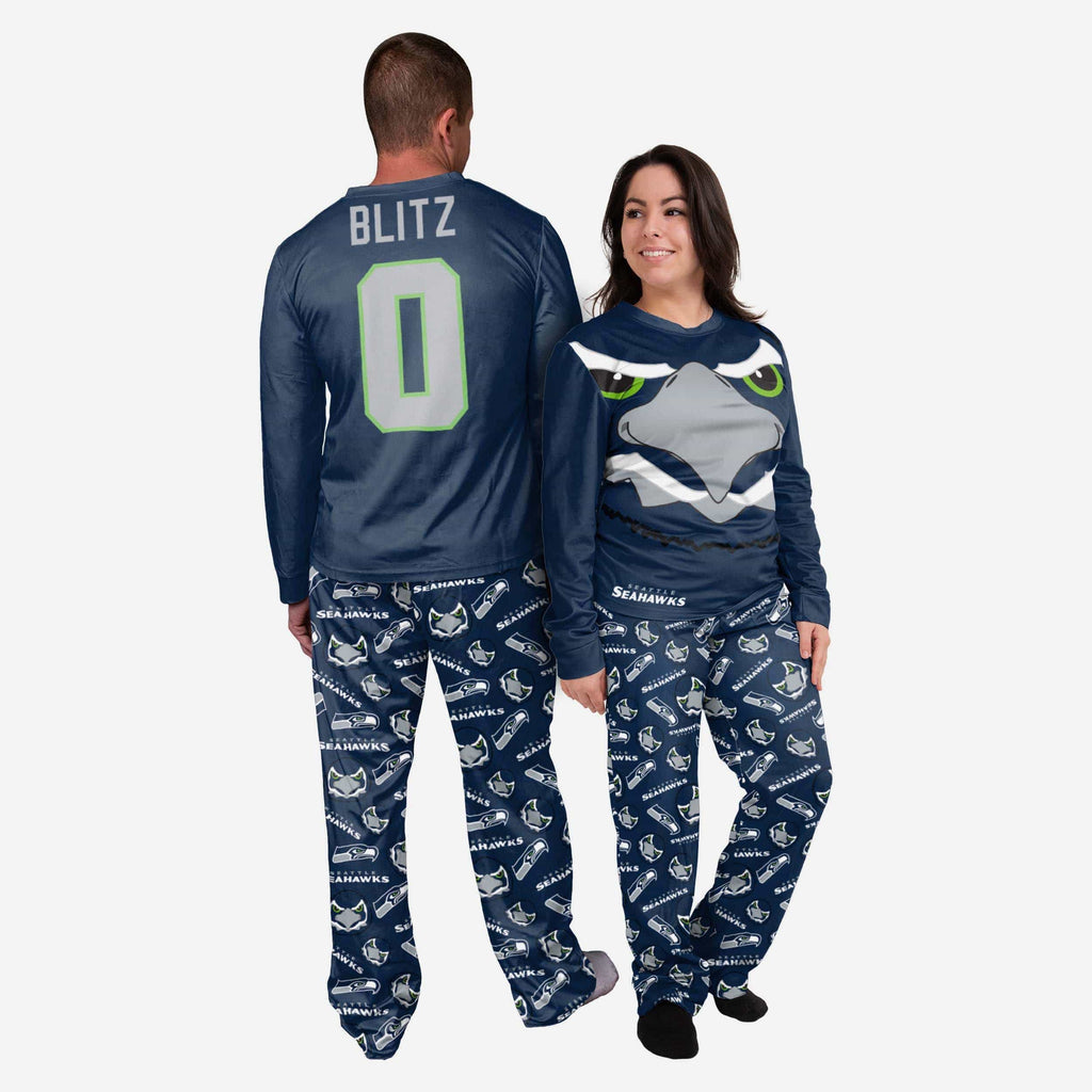 Blitz Seattle Seahawks Mascot Pajamas FOCO