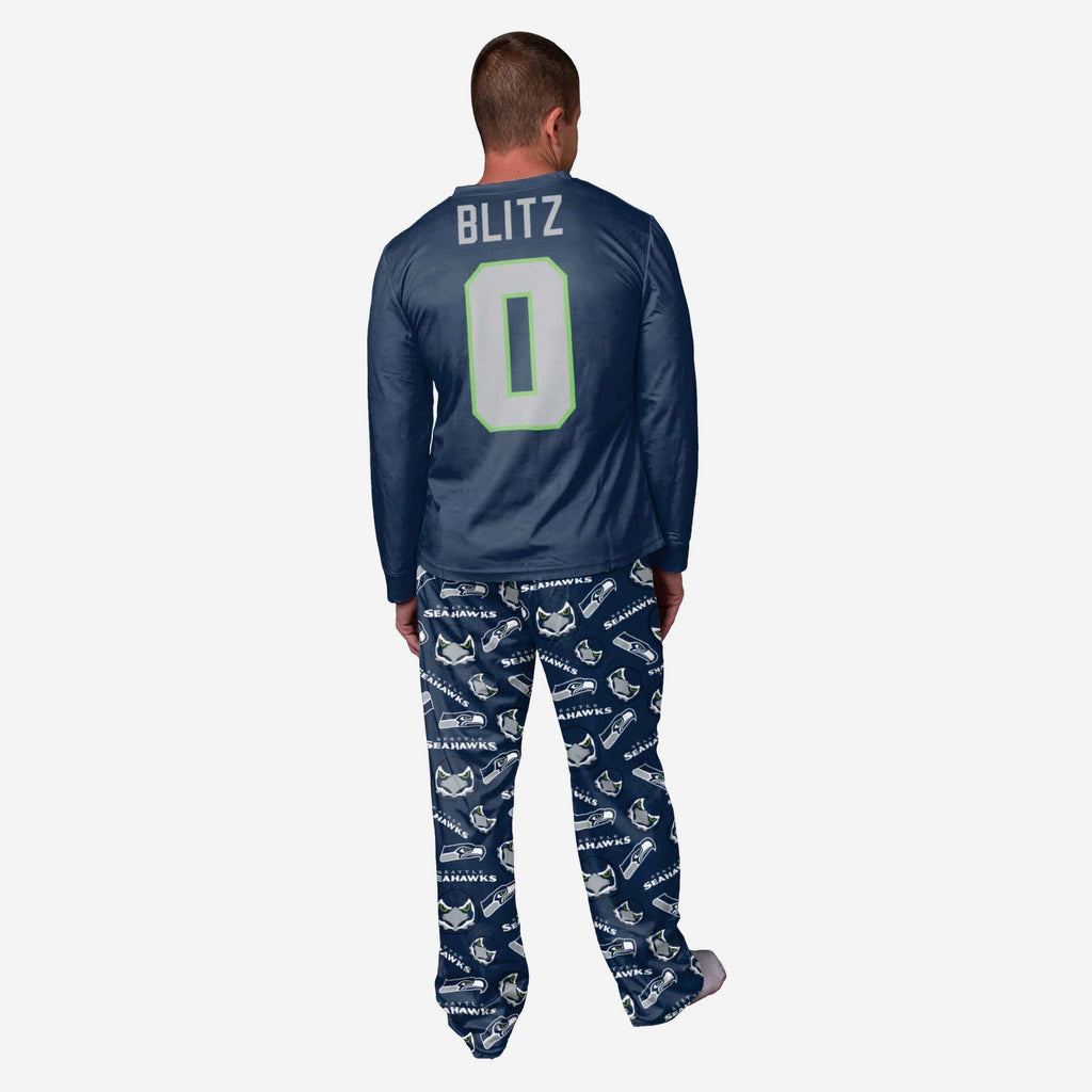 Blitz Seattle Seahawks Mascot Pajamas FOCO