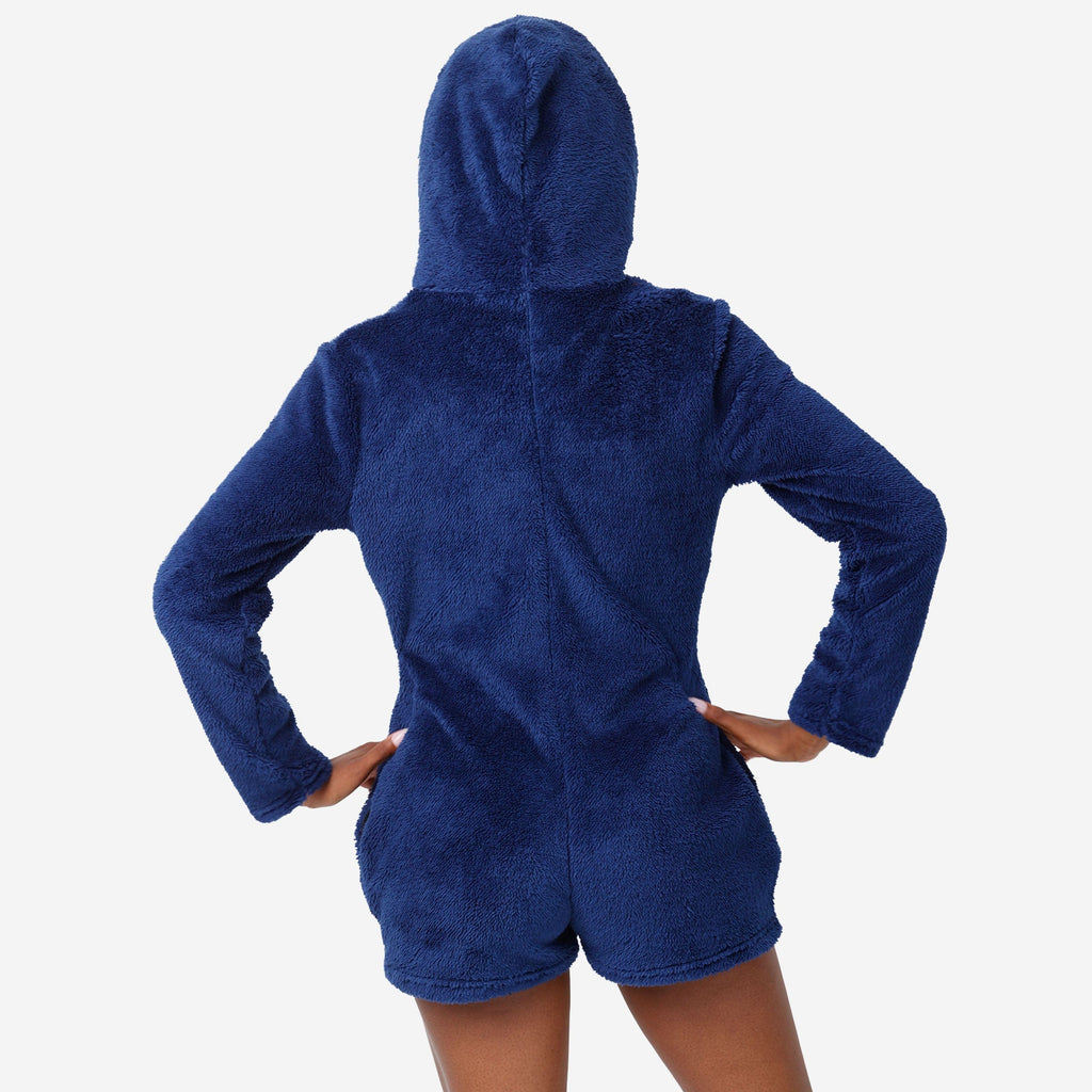Denver Broncos Womens Short Cozy One Piece Pajamas FOCO