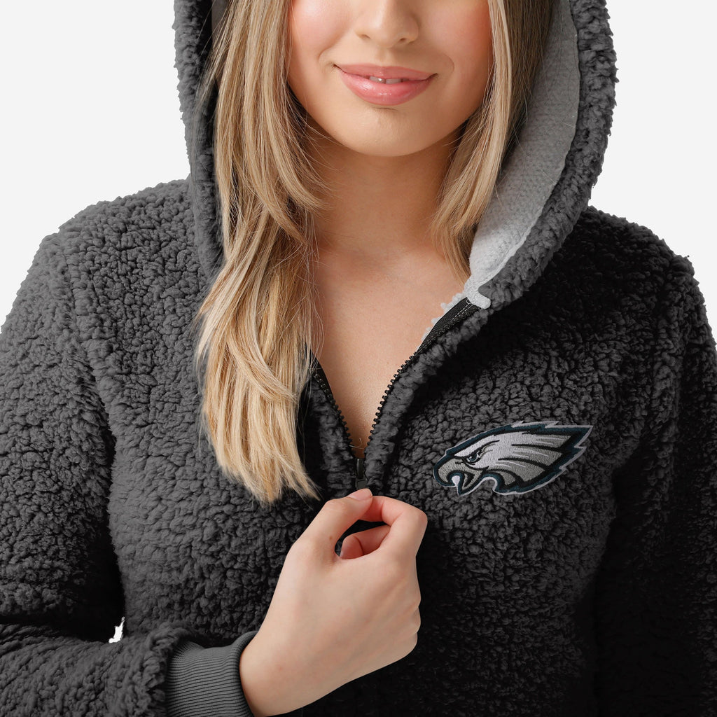 Philadelphia Eagles Womens Sherpa One Piece Pajamas FOCO