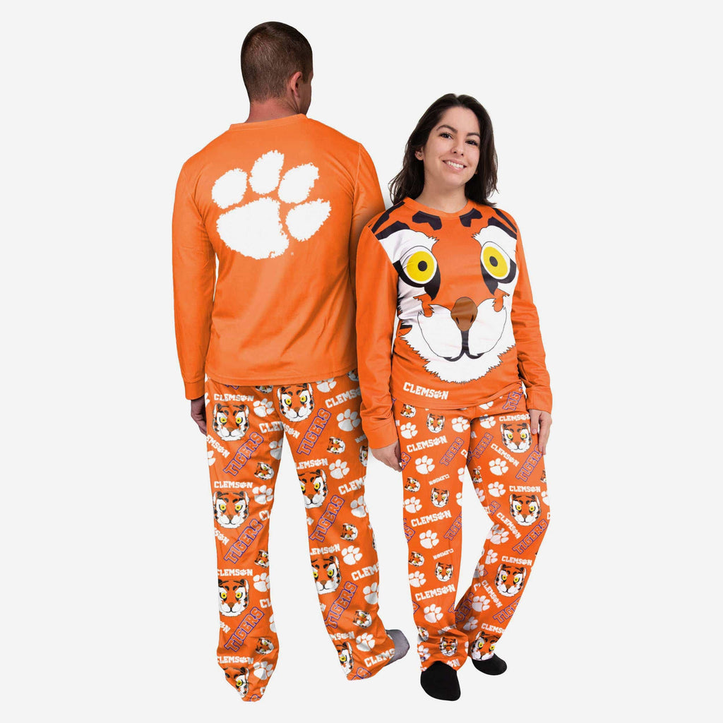 The Tiger Clemson Tigers Womens Mascot Pajamas FOCO
