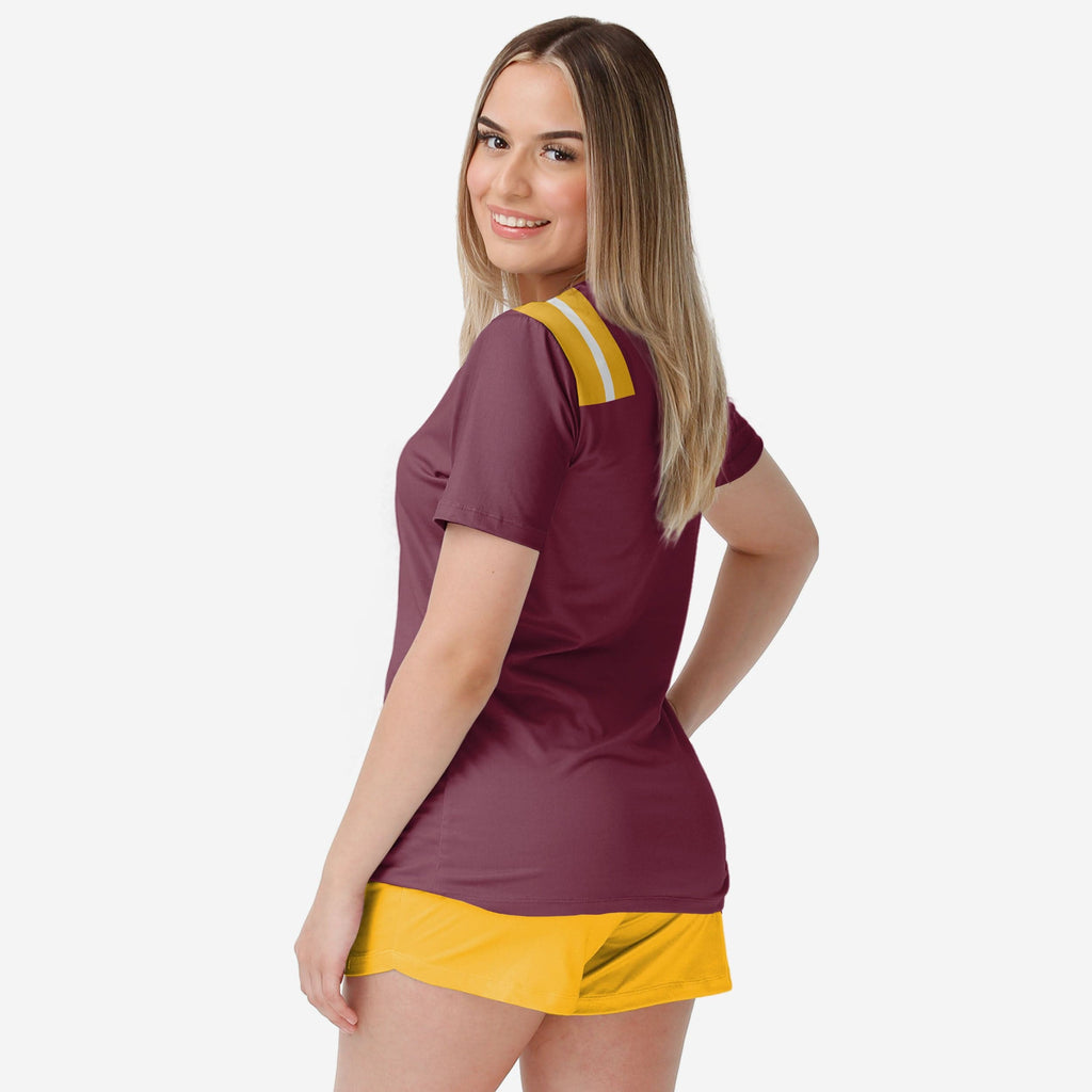 Washington Commanders Womens Gameday Ready Lounge Shirt FOCO