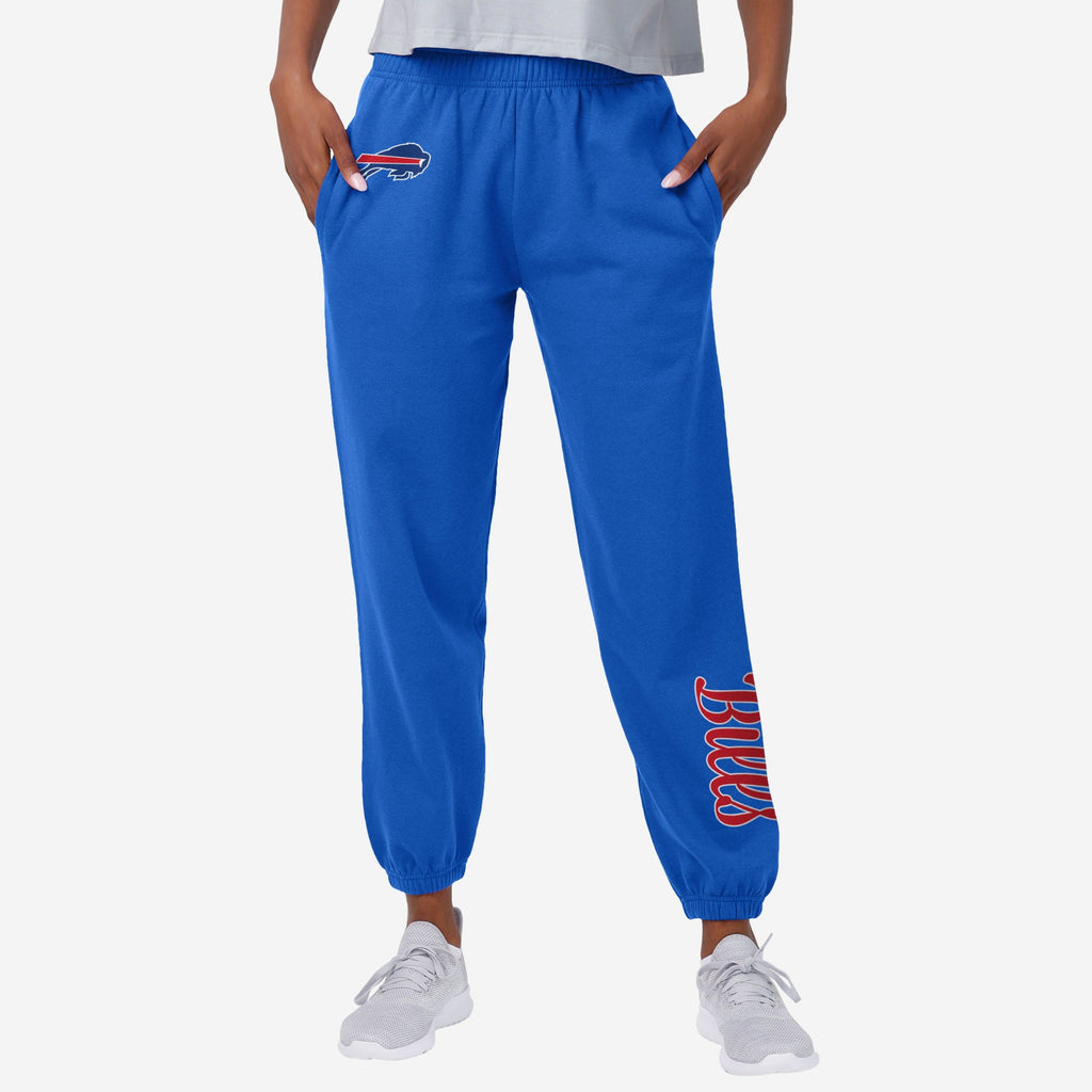 Buffalo Bills Womens Script Wordmark Team Color Sweatpants FOCO