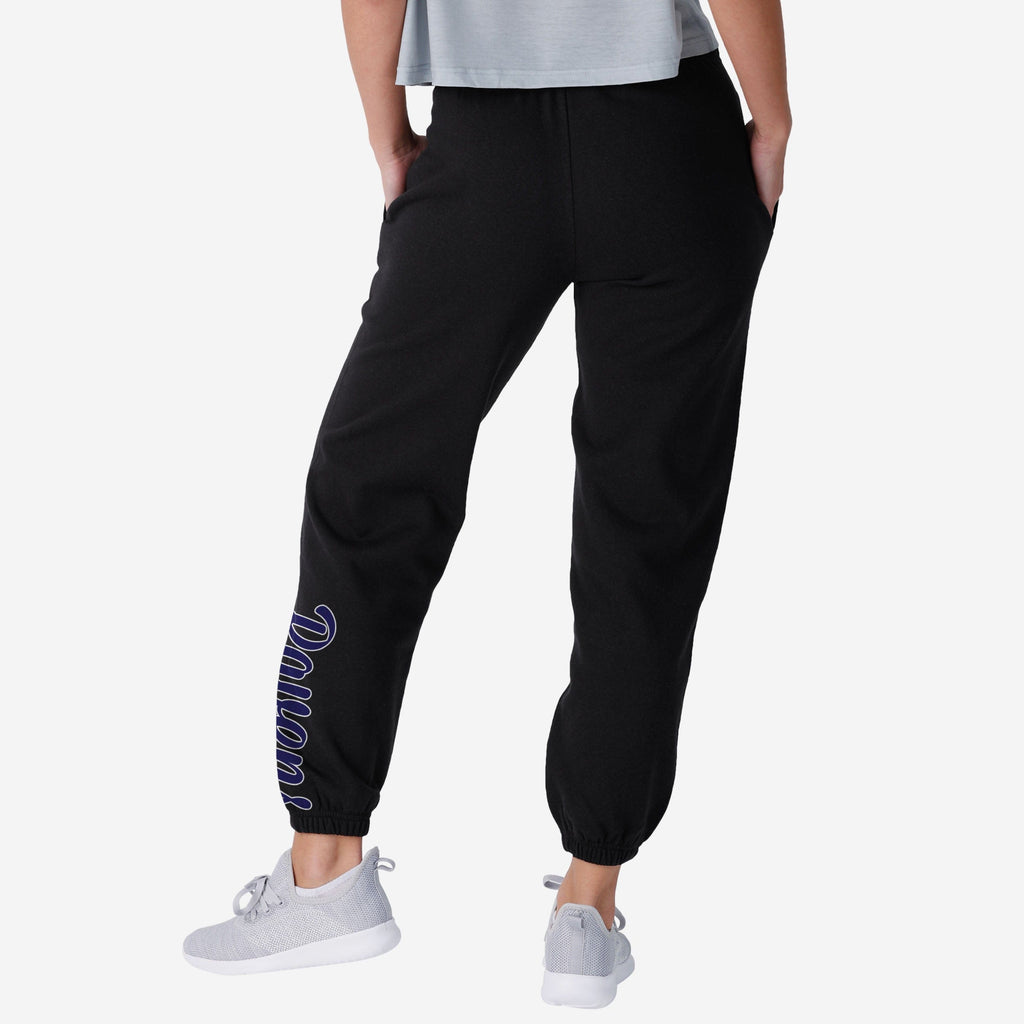 Baltimore Ravens Womens Script Wordmark Team Color Sweatpants FOCO